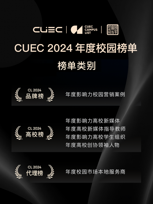 CUEC 2024 年度校园榜单揭晓 启发校园营销新玩法_发现频道__中国青年网